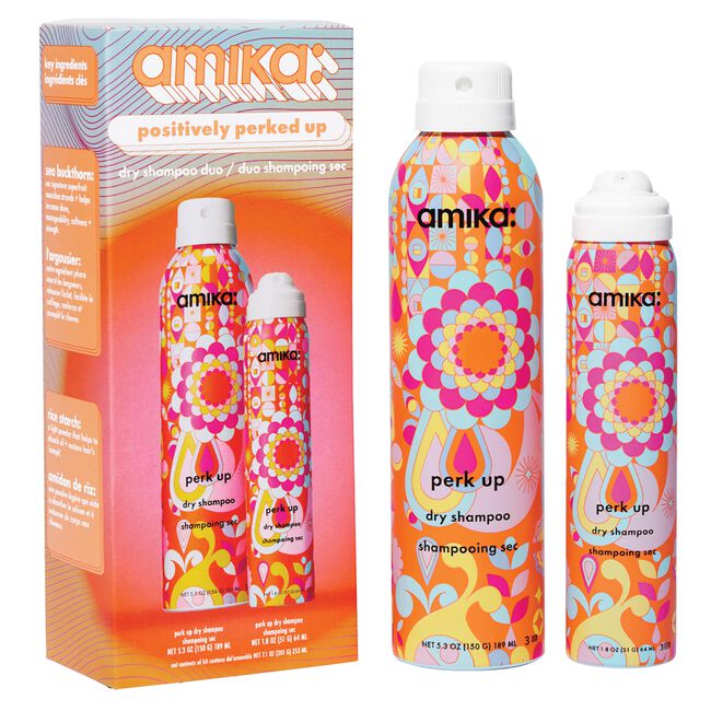 Positively Perked Up Dry Shampoo Duo - amika | CosmoProf