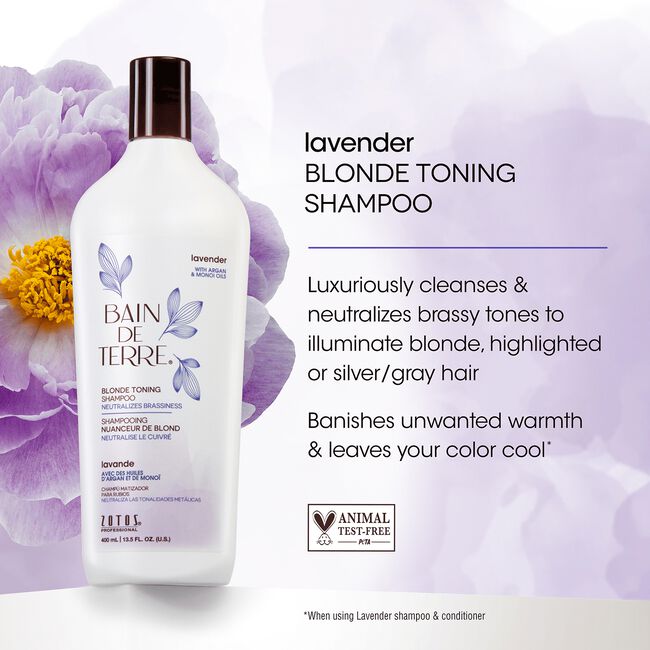 Lavender Color Enhancing Shampoo - Bain de Terre | CosmoProf