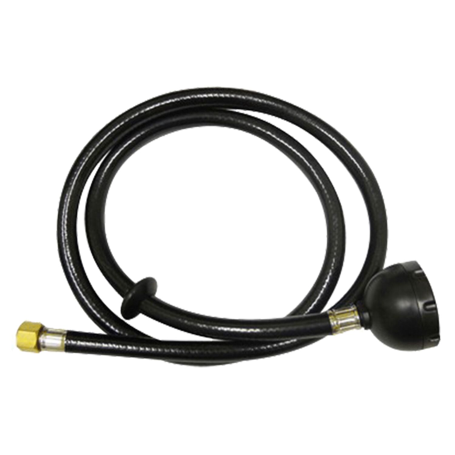 Black 48 Inch Spray Hose with Stopper - Pibbs Industries | CosmoProf