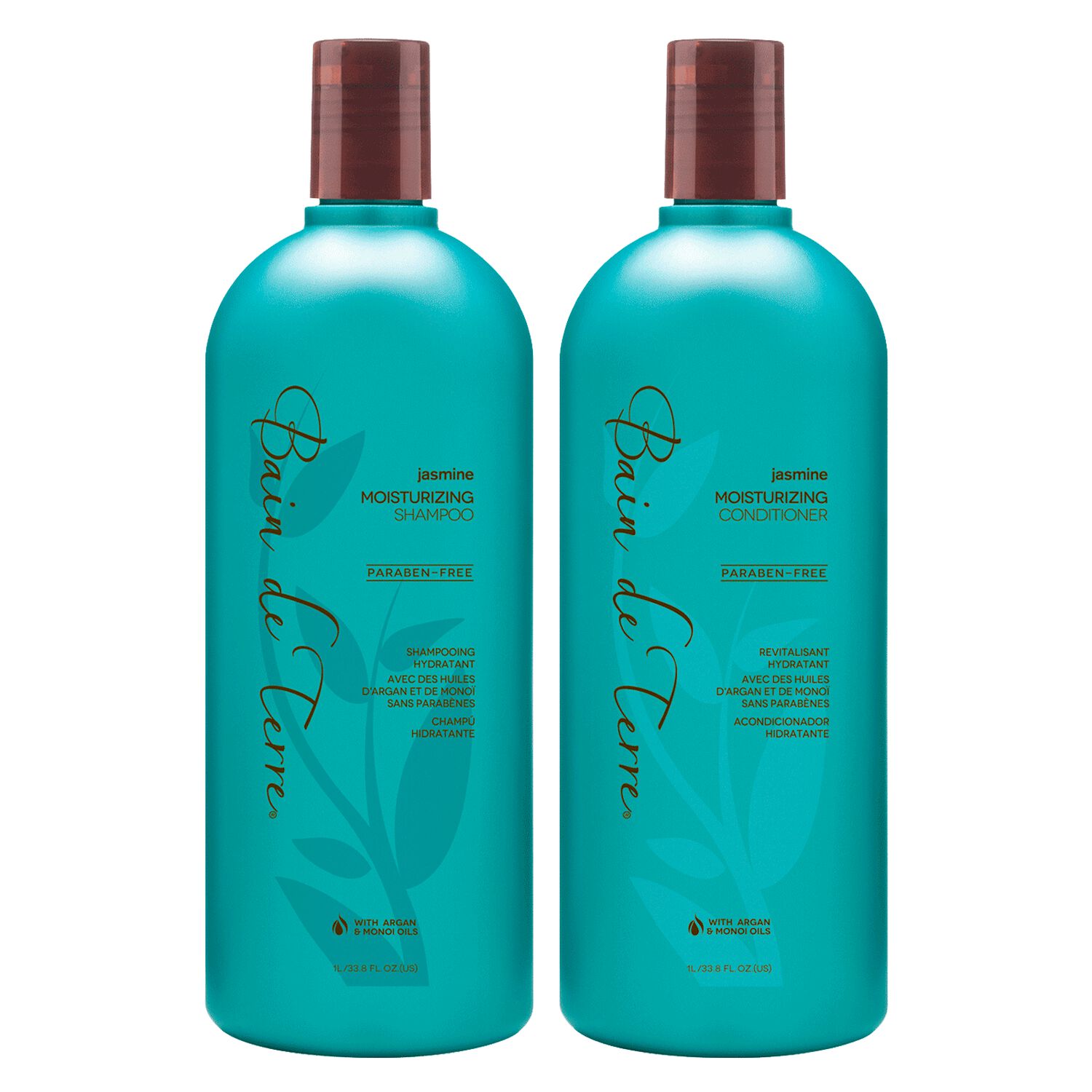 Jasmine Shampoo, Conditioner Liter Duo - Bain de Terre | CosmoProf