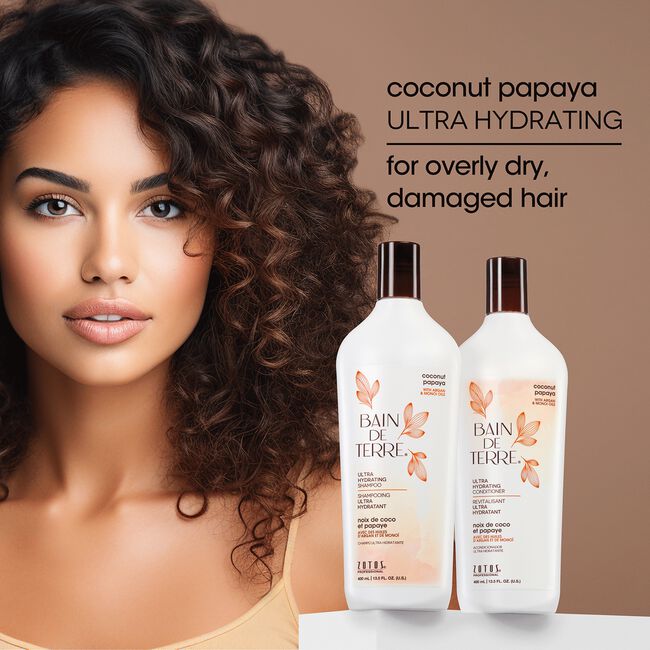 Coconut Papaya Ultra Hydrating Shampoo - Bain de Terre | CosmoProf