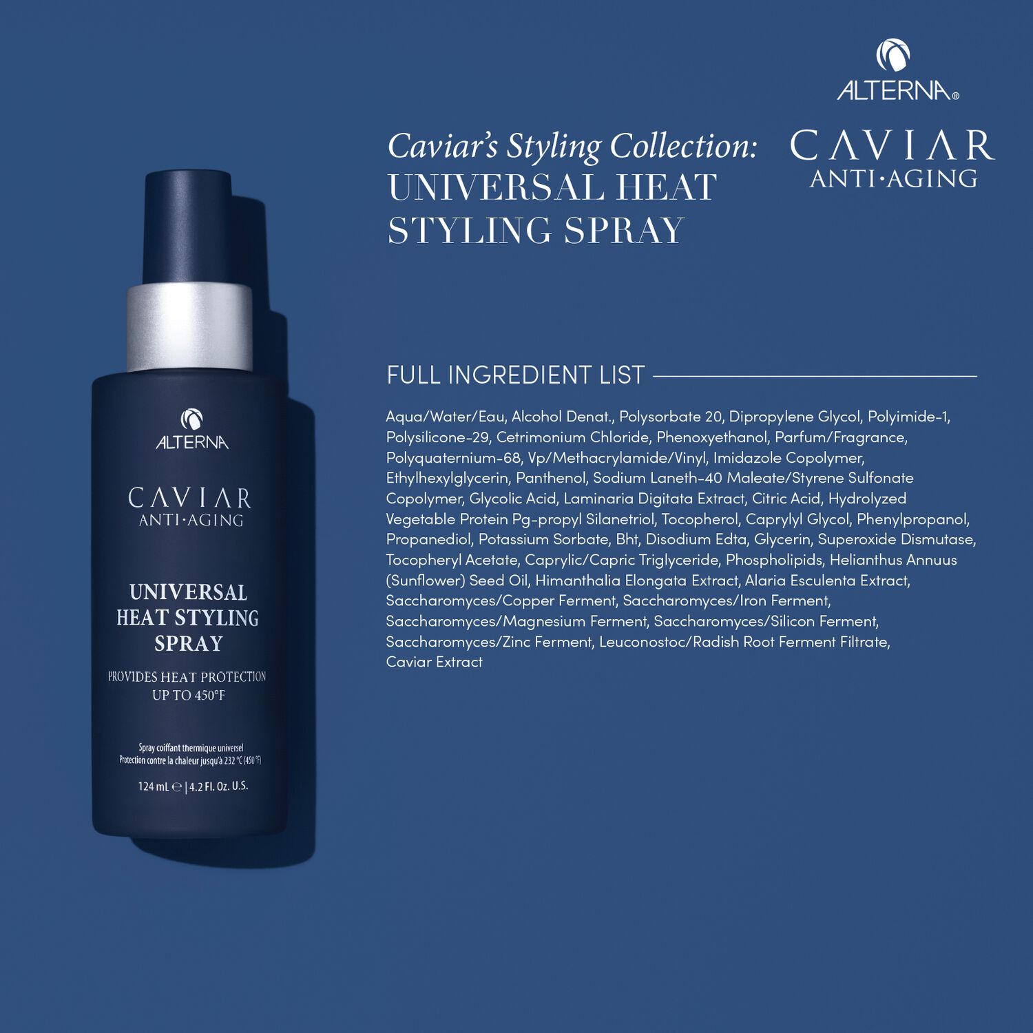 Caviar Anti-Aging Universal Heat Styling Spray - Alterna | CosmoProf