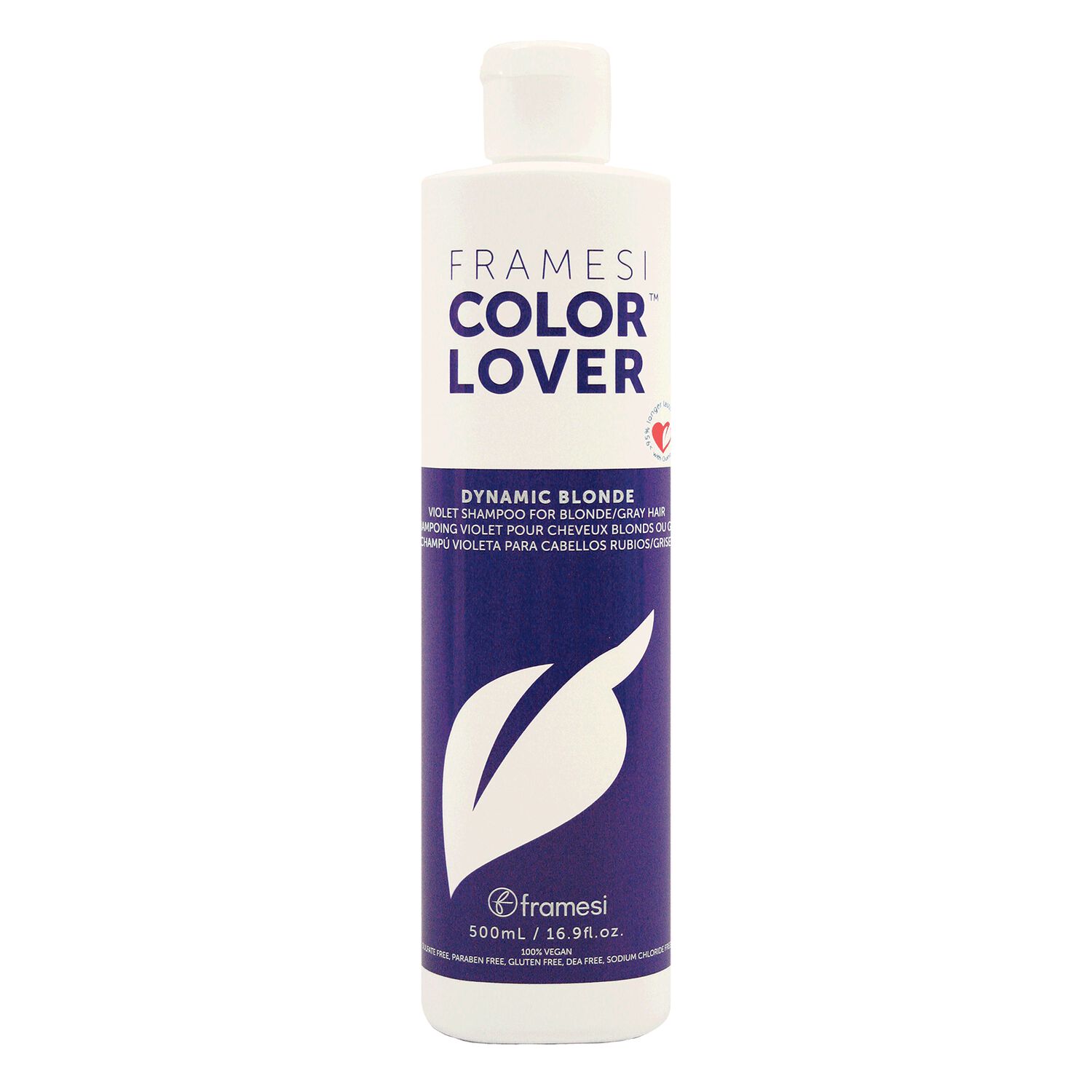 Color Lover Dynamic Blonde Violet Shampoo - Framesi | CosmoProf