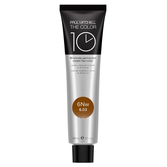 6NW Natural Warm The Color 10 Permanent Cream Hair Color - John Paul ...