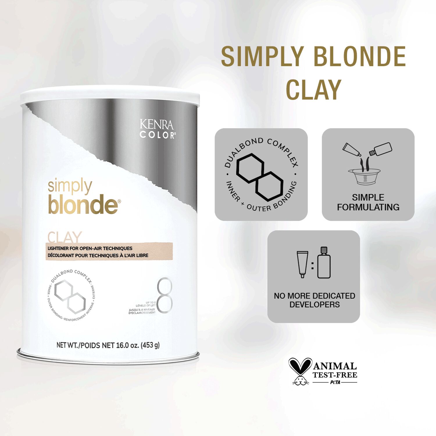 Simply Blonde Clay Lightener - Kenra Professional | CosmoProf