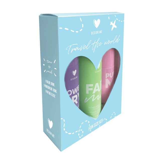 Travel Kit Trio - Puff.ME, Fab.ME, Powerdry.ME - Design.Me | CosmoProf