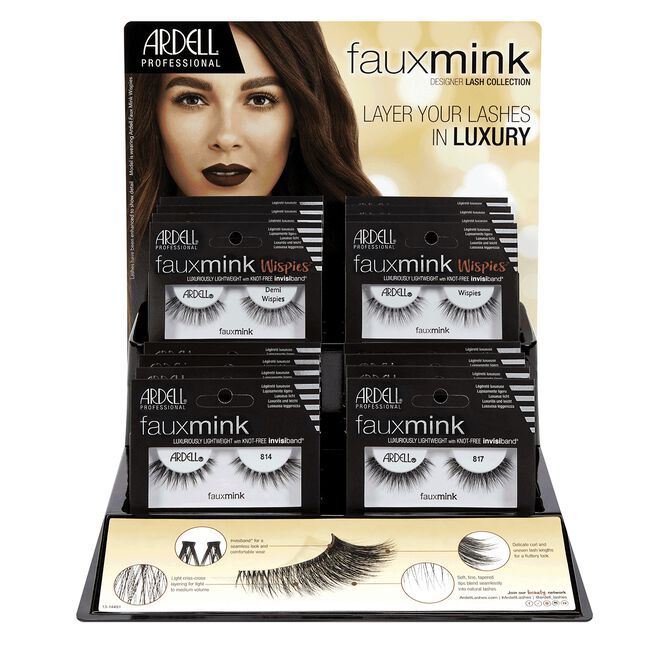 Faux Mink Eyelashes - 16 Count Display - Ardell | CosmoProf