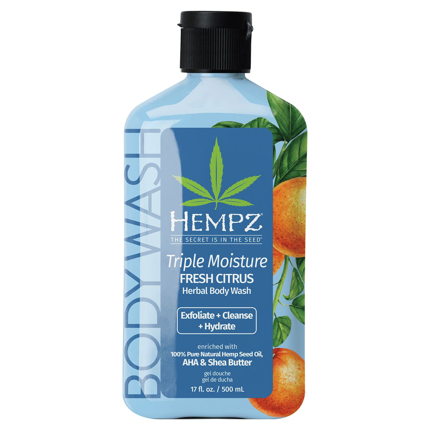 Triple Moisture Fresh Citrus Herbal Body Wash - Hempz | CosmoProf