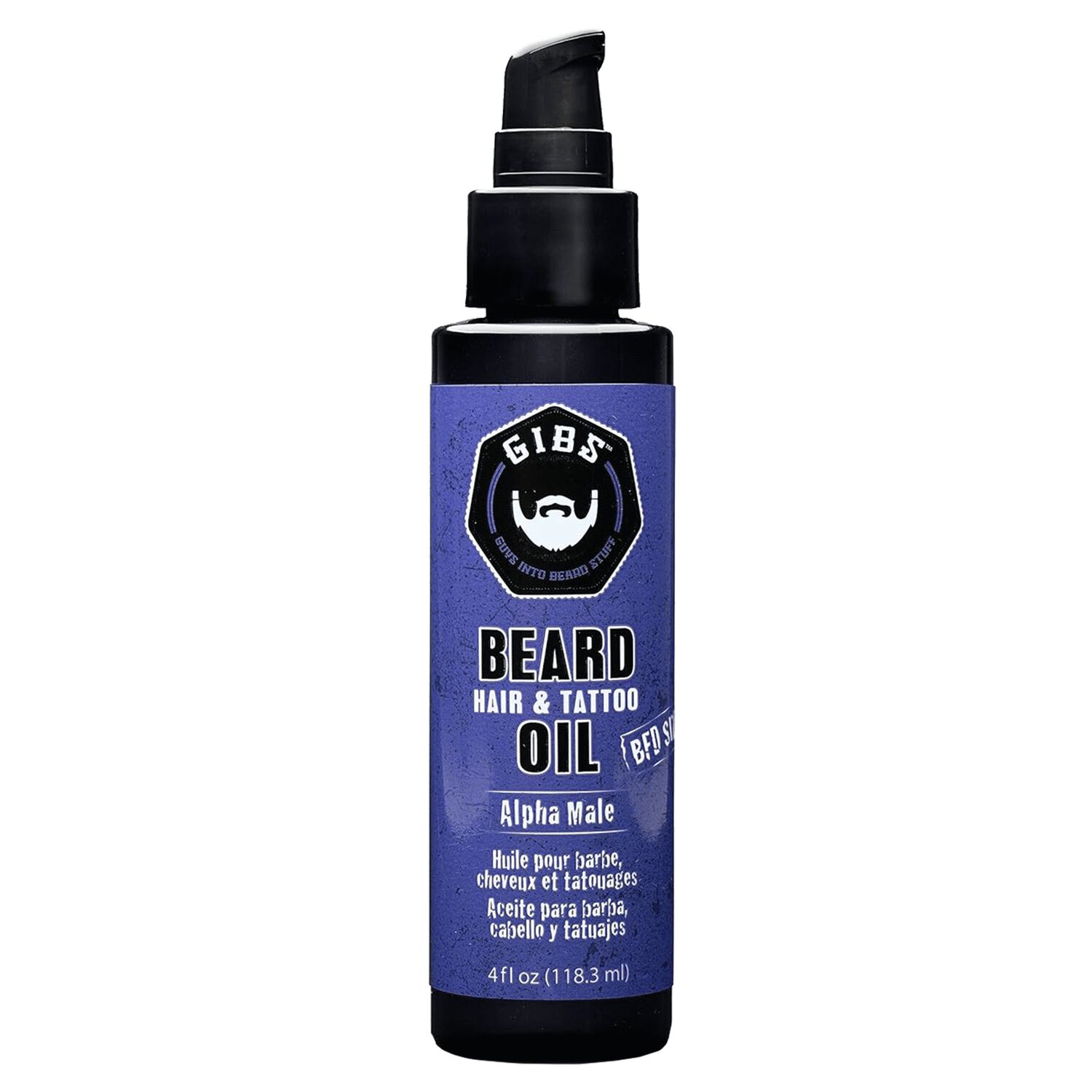 Alpha Male Beard, Hair & Tattoo Oil - GIBS Grooming | CosmoProf