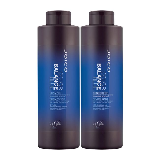 Color Balance Blue Shampoo, Conditioner Liter Duo - Joico | CosmoProf