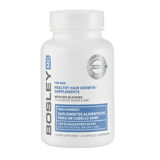 Healthy Hair Growth Supplements for Men 60 Count - Bosley Professional | CosmoProf