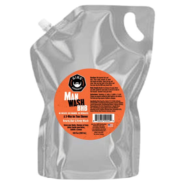 Man Wash BHB (Beard, Hair and Body) - GIBS Grooming | CosmoProf