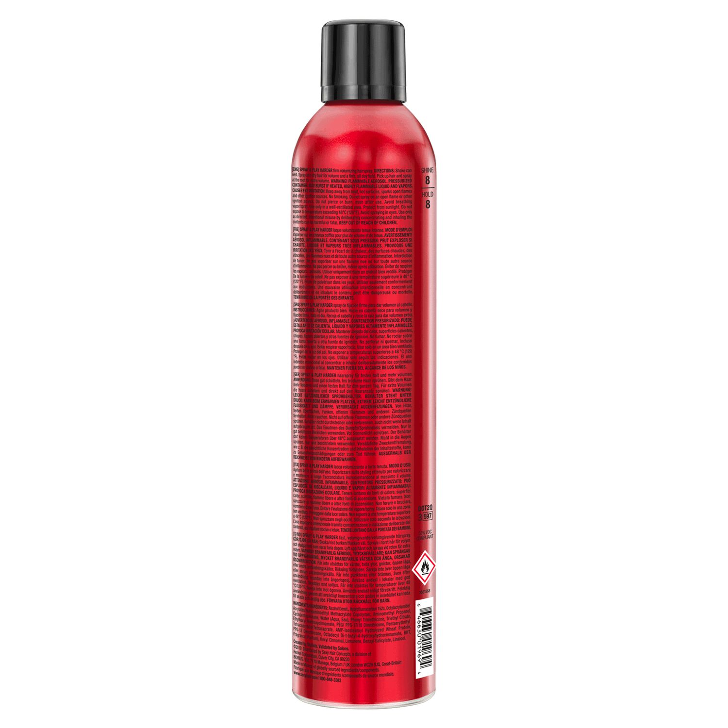 Big Sexy Hair Spray & Play Harder Firm Volumizing Hairspray - Sexy Hair ...
