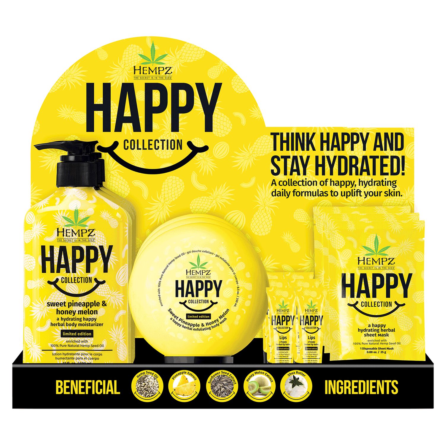 Find Your Happy Display - Hempz | CosmoProf