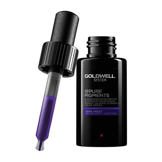 Pure Pigments Color Cooling Kit, Yellow, Blue, Cool Violet - Goldwell ...