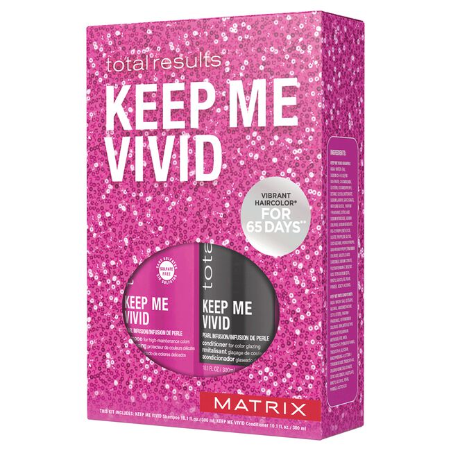 Total Results Keep Me Vivid Shampoo, Conditioner Holiday Duo - Matrix ...