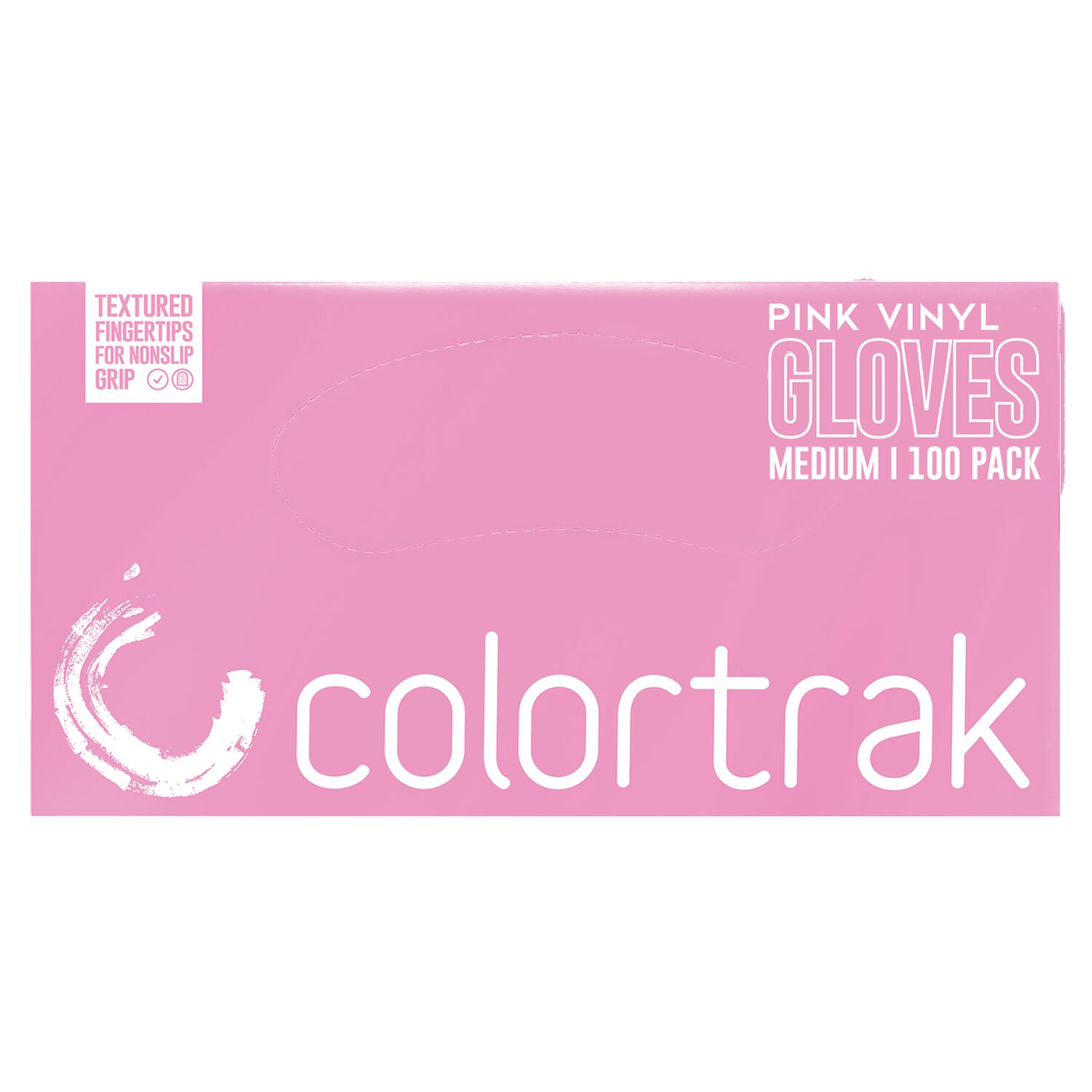 Medium Pink Vinyl Disposable Gloves - Colortrak | CosmoProf