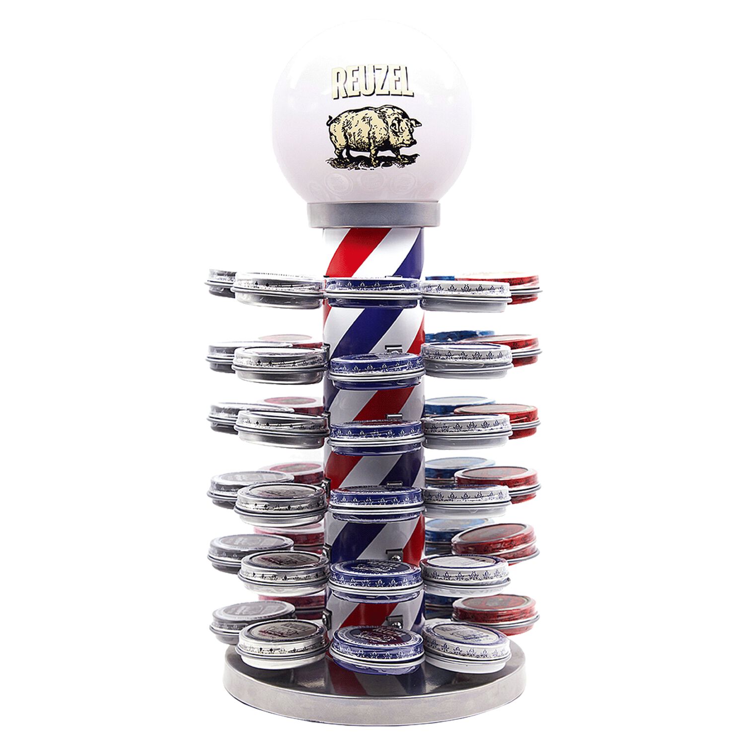 Piglet Barberpole Display - Reuzel | CosmoProf