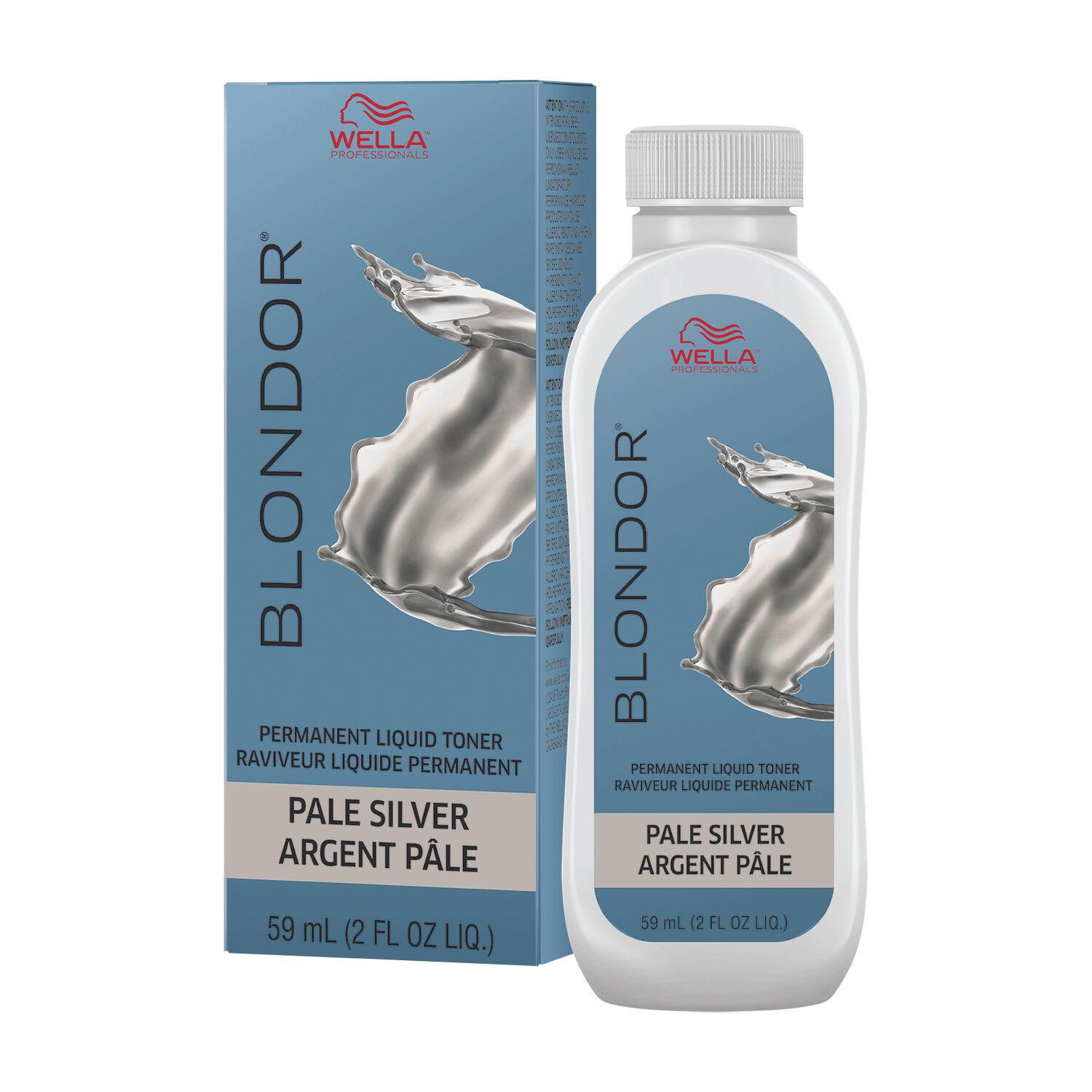 Blondor Permanent Liquid Toner Pale Silver - Wella | CosmoProf
