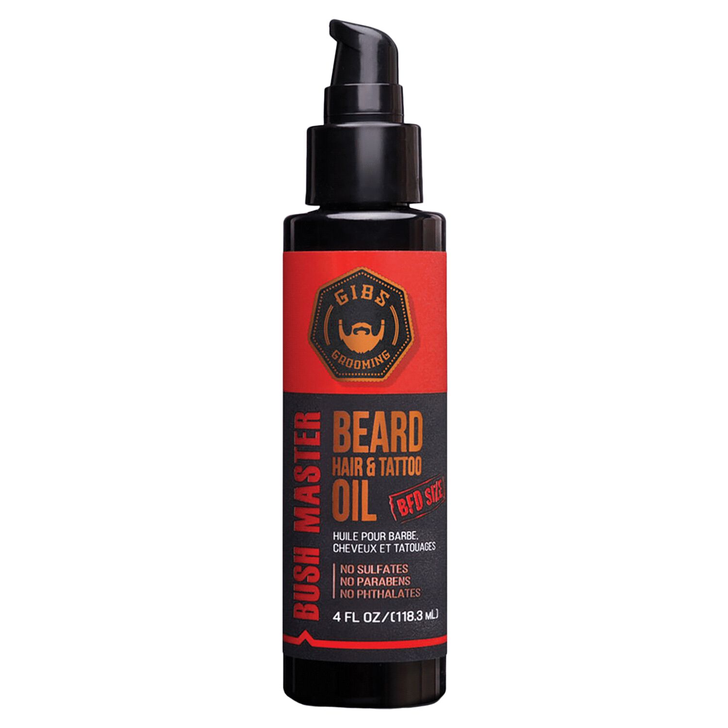 Bush Master Beard, Hair & Tattoo Oil - GIBS Grooming | CosmoProf