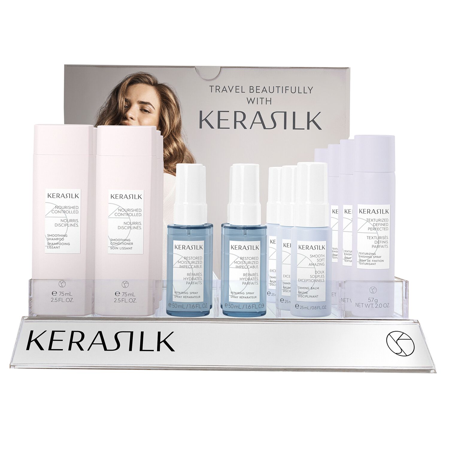 Travel Size Display - Kerasilk | CosmoProf