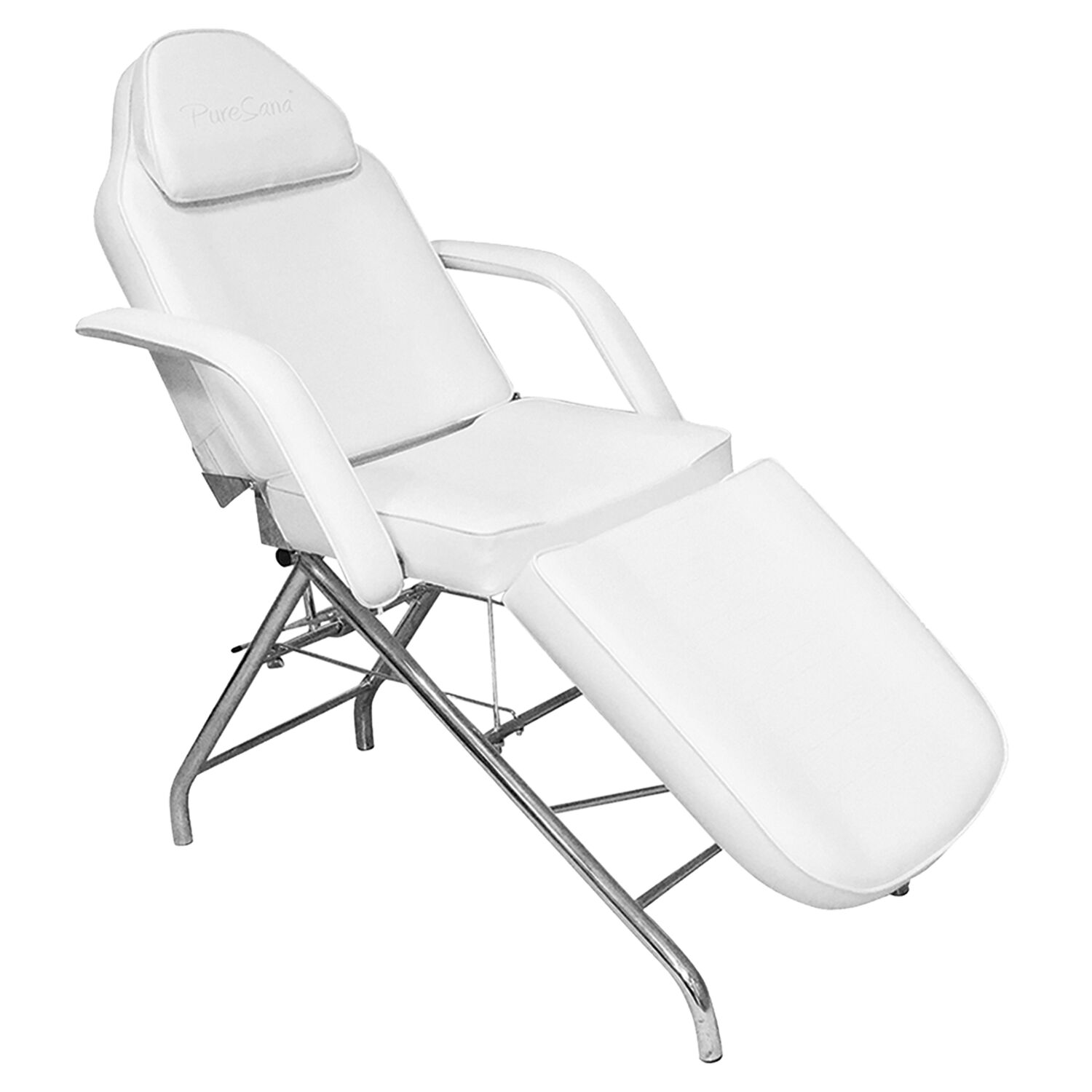 Adjustable White Facial Chair - PureSana | CosmoProf