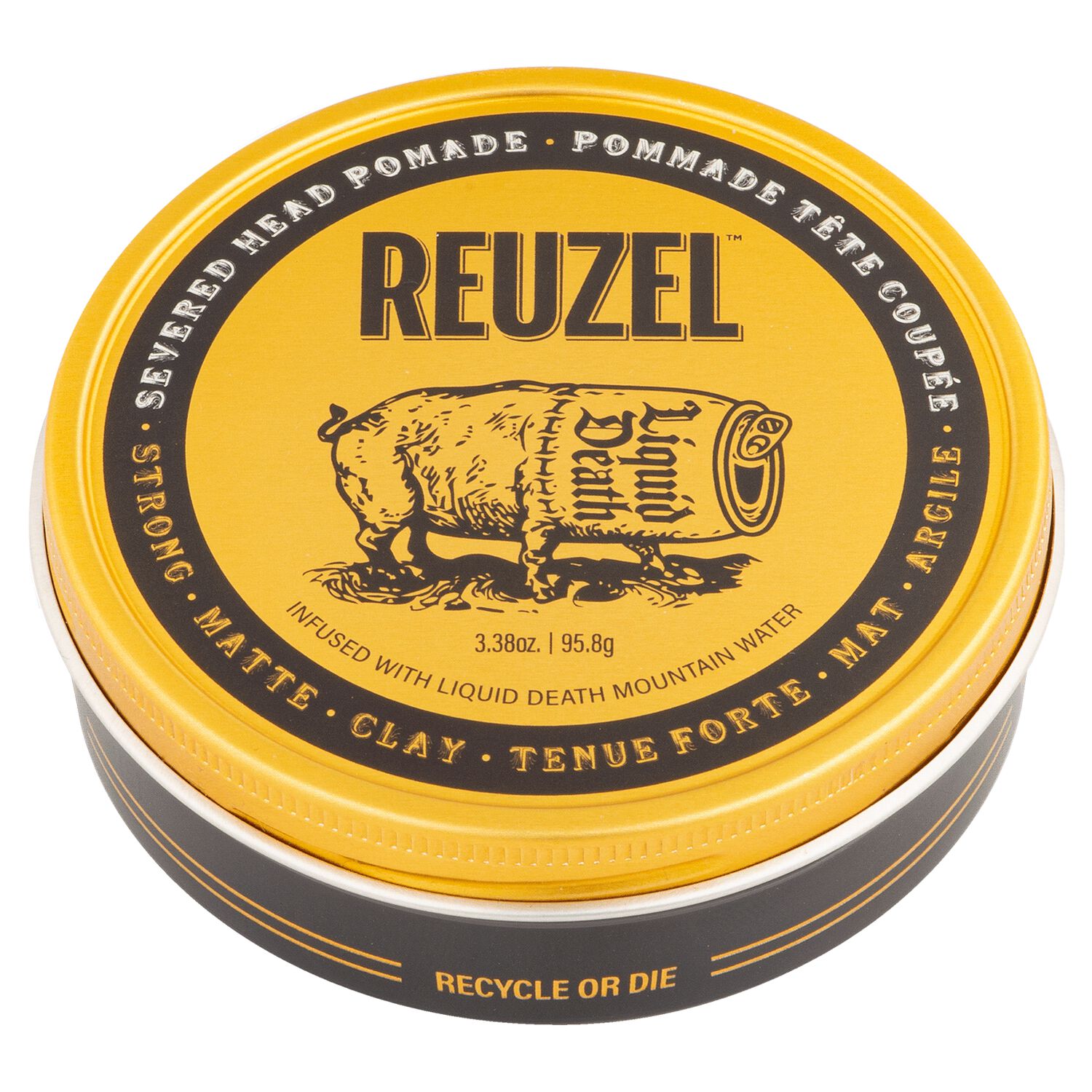 Liquid Death Severed Head Strong Matte Clay Pomade - Reuzel | CosmoProf
