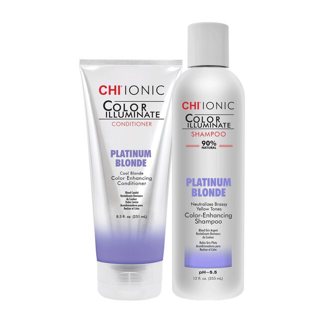 CHI Color Illuminate Platinum Shampoo, Conditioner Duo - Farouk | CosmoProf