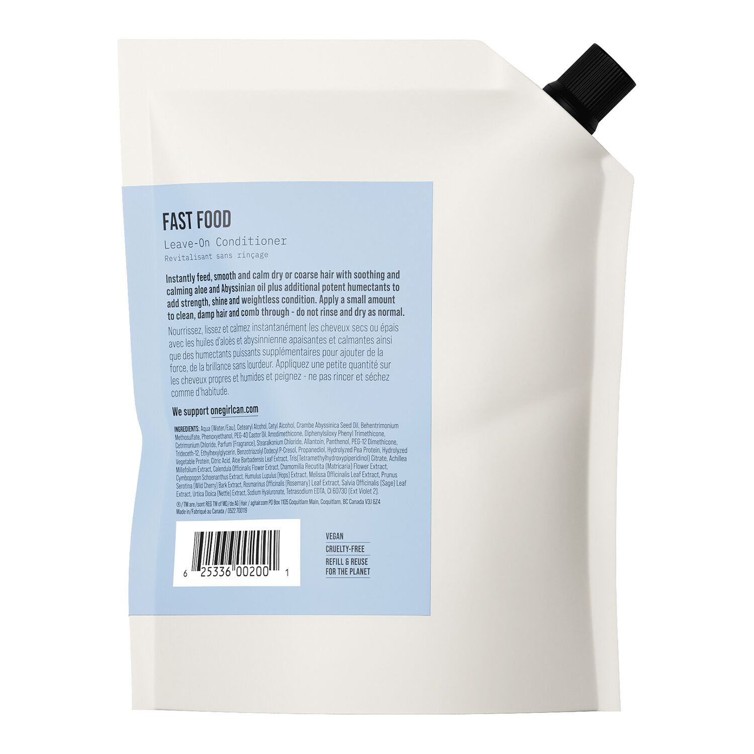 Fast Food Leave On Conditioner - AG Care | CosmoProf