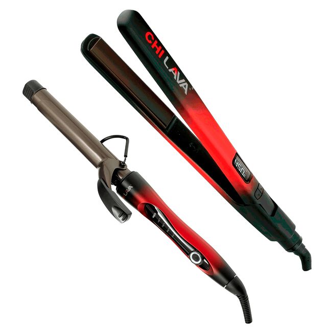 CHI Lava Hairstyling Iron 1.5 Inch, Lava Curling Iron 1 Inch - Farouk ...