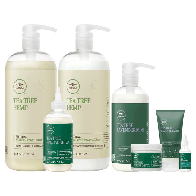 Tea Tree Scalp Salon Wash House Service Kit - John Paul Mitchell ...
