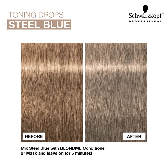 Steel Blue BlondMe Blonde Wonders Toning Drops - Schwarzkopf ...