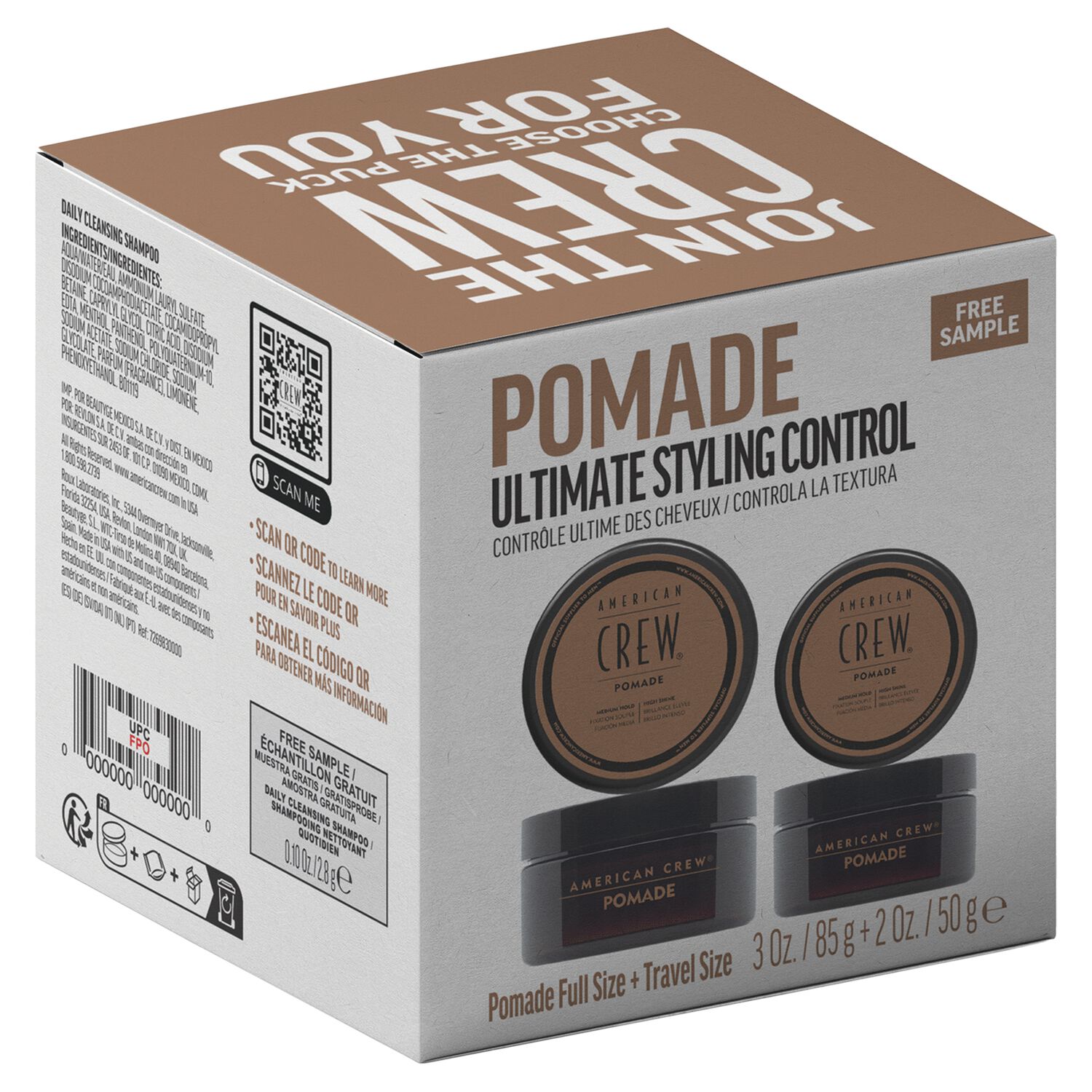 Pomade Duo Gift Set - American Crew | CosmoProf