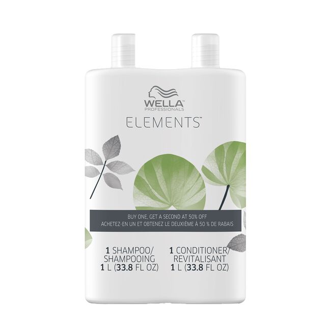 Elements Renewing Shampoo, Conditioner Liter Duo - Wella | CosmoProf