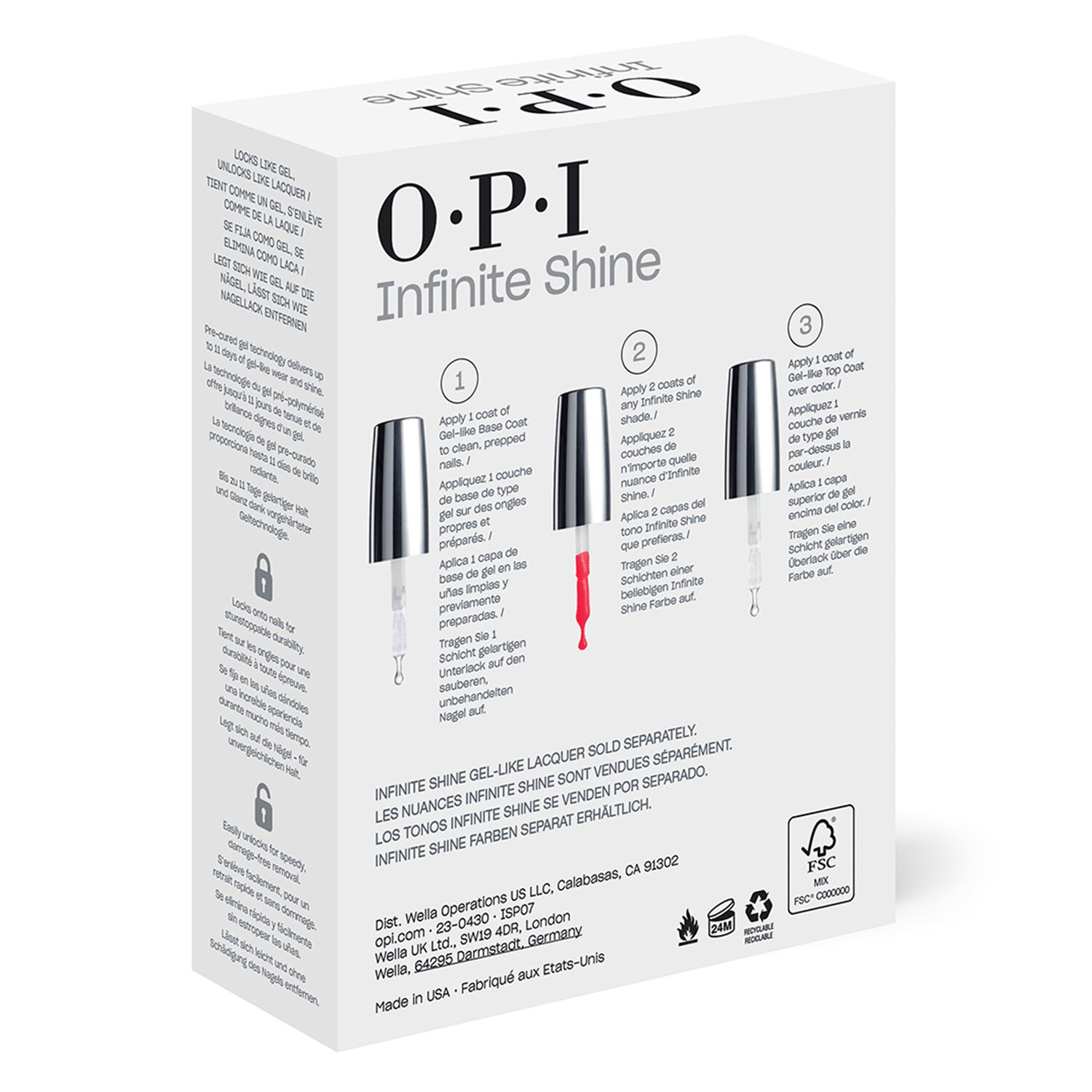 Infinite Shine Gel-Like Base & Top Coat Duo - OPI | CosmoProf
