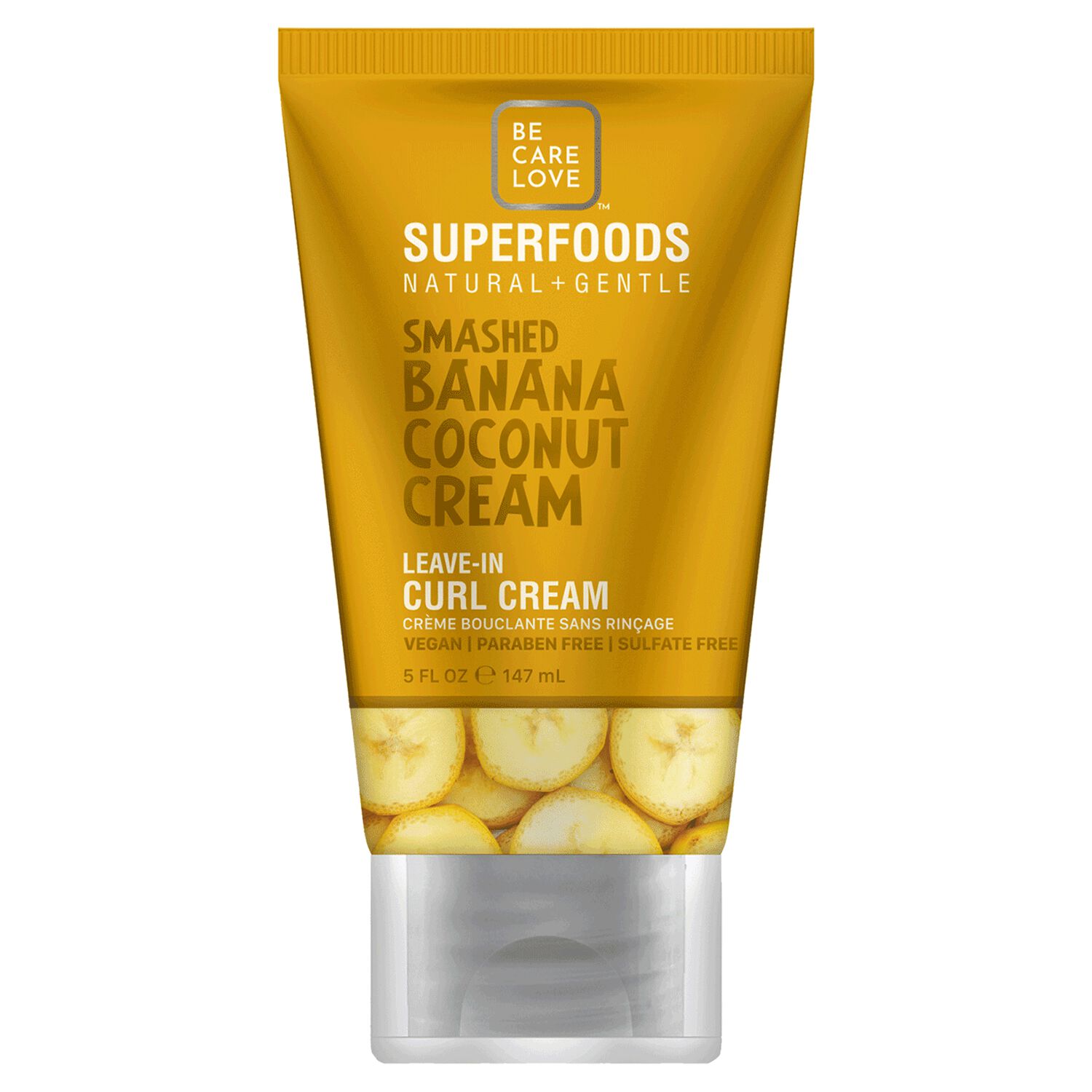 Smashed Banana Coconut Leave-In Curl Cream - Be Care Love | CosmoProf