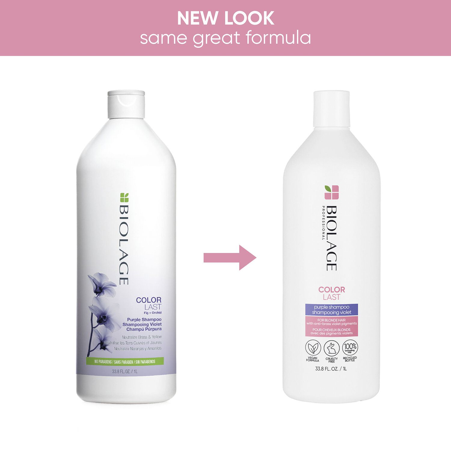 ColorLast Purple Shampoo with Fig & Orchid - Biolage | CosmoProf