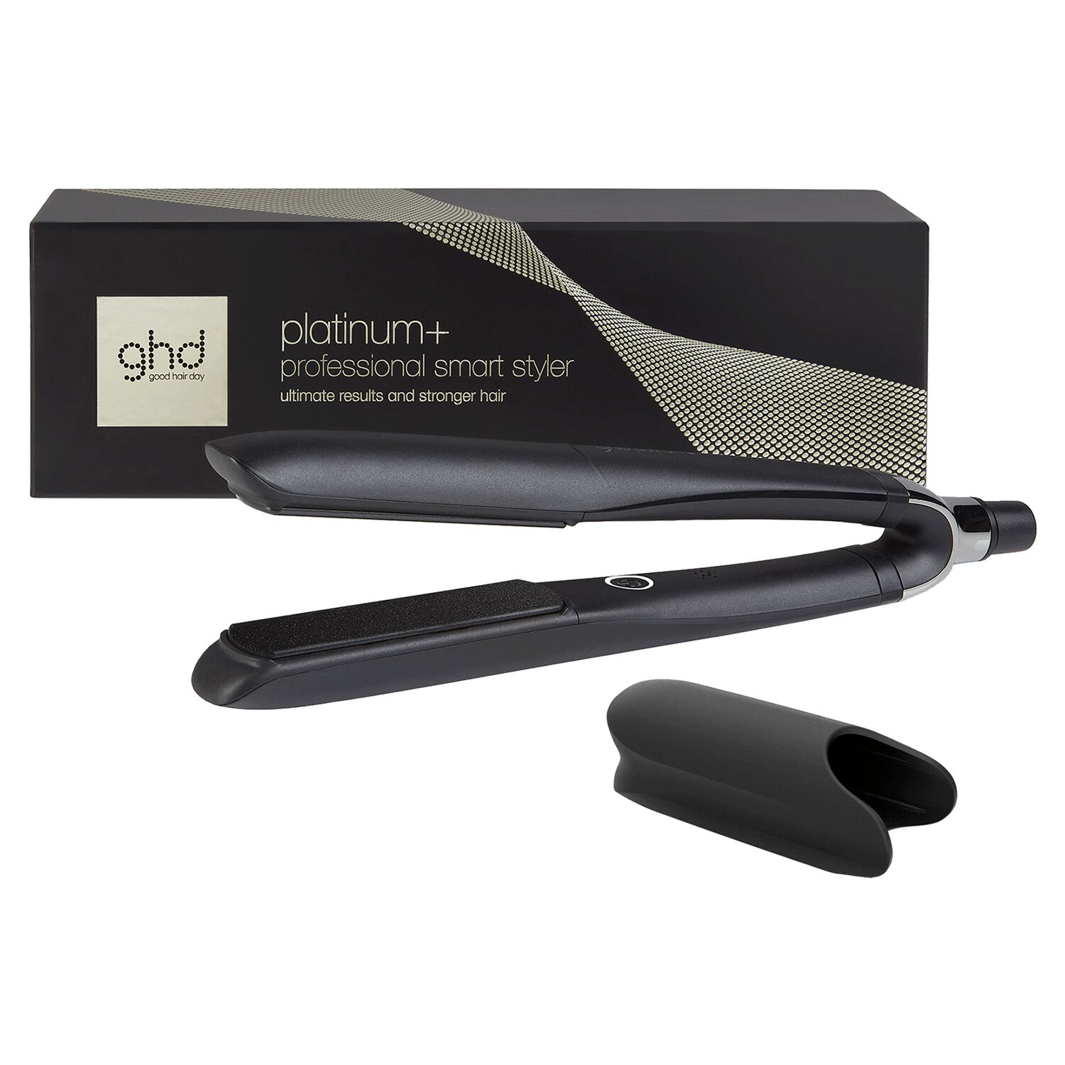 Platinum+ 1 Inch Black Flat Iron - GHD (Good Hair Day) | CosmoProf