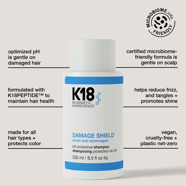Damage Shield pH Protective Shampoo - K18 Biomimetic Hairscience | CosmoProf