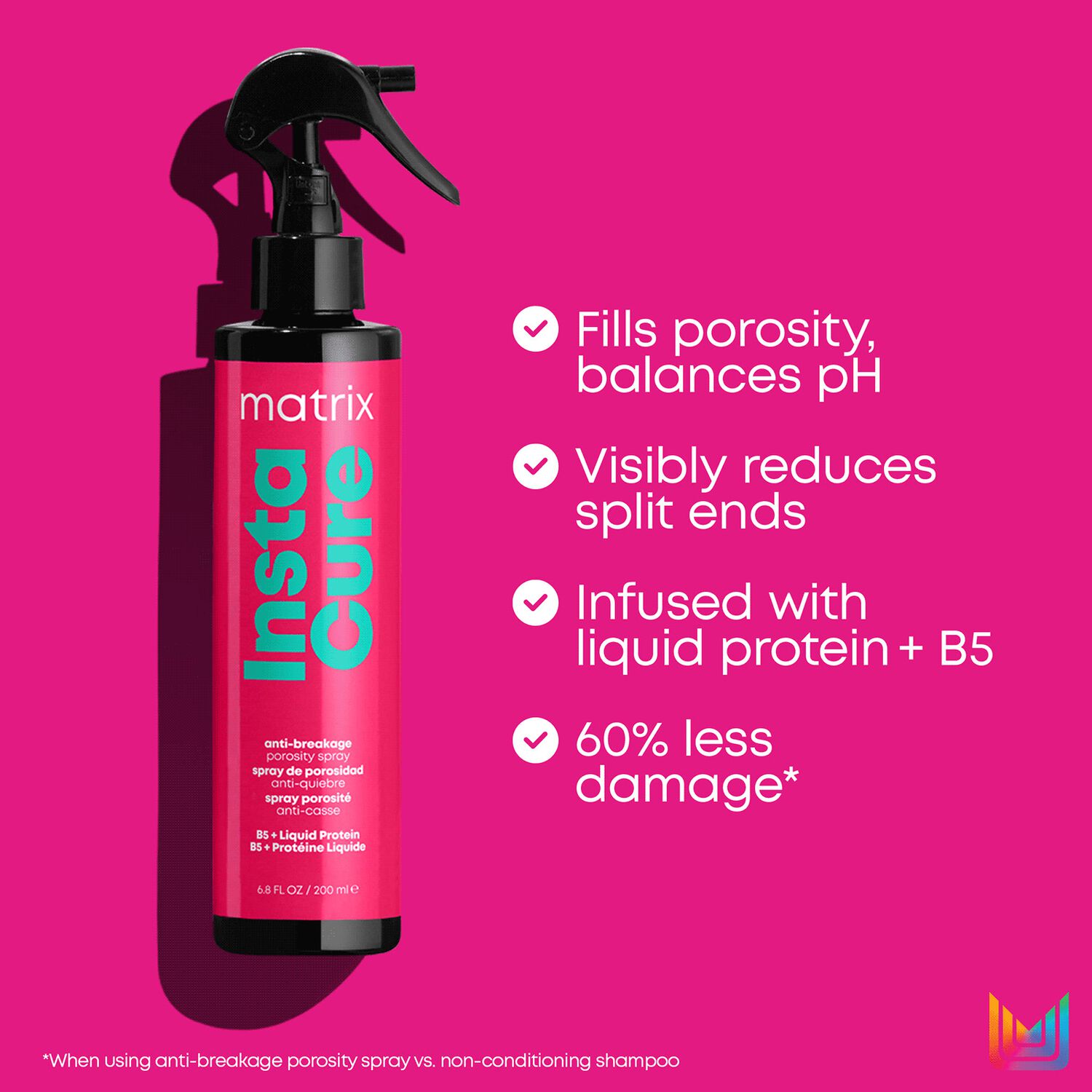 Instacure Anti-Breakage Porosity Leave-In Spray - Matrix | CosmoProf