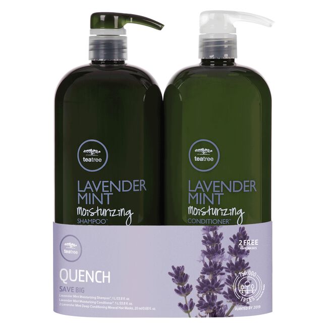 Tea Tree Lavender Mint Shampoo, Conditioner Liter Duo - John Paul ...
