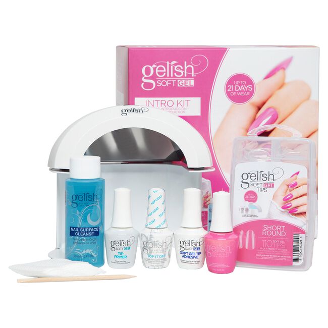 Short Round Soft Gel Tips Intro Kit - Gelish | CosmoProf