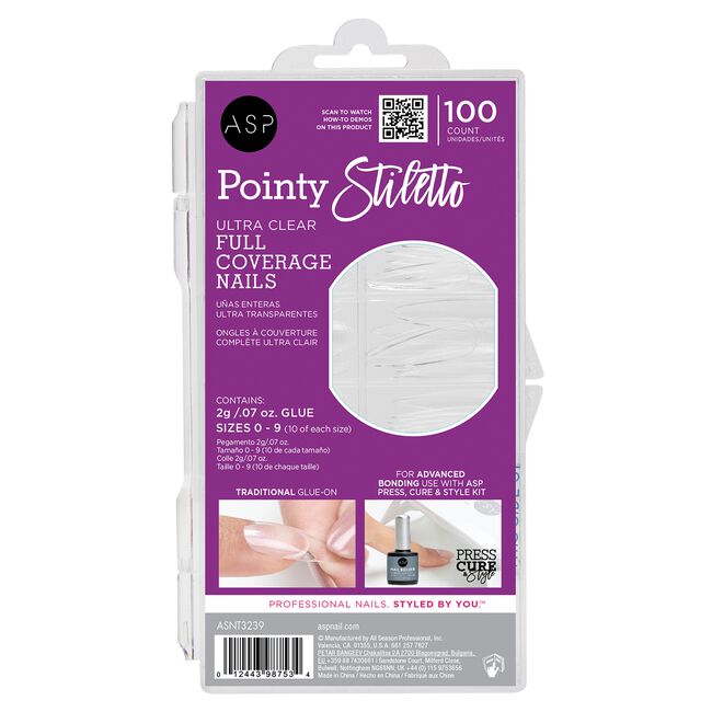 Pointy Stiletto Full Coverage Nails - ASP | CosmoProf