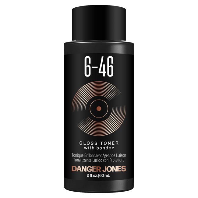 6-46 Copper Red Gloss Toner with Bonder Demi-Permanent Hair Color ...