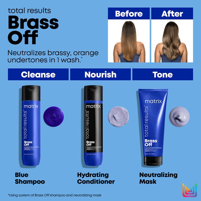 Total Results Brass Off Shampoo - Matrix | CosmoProf