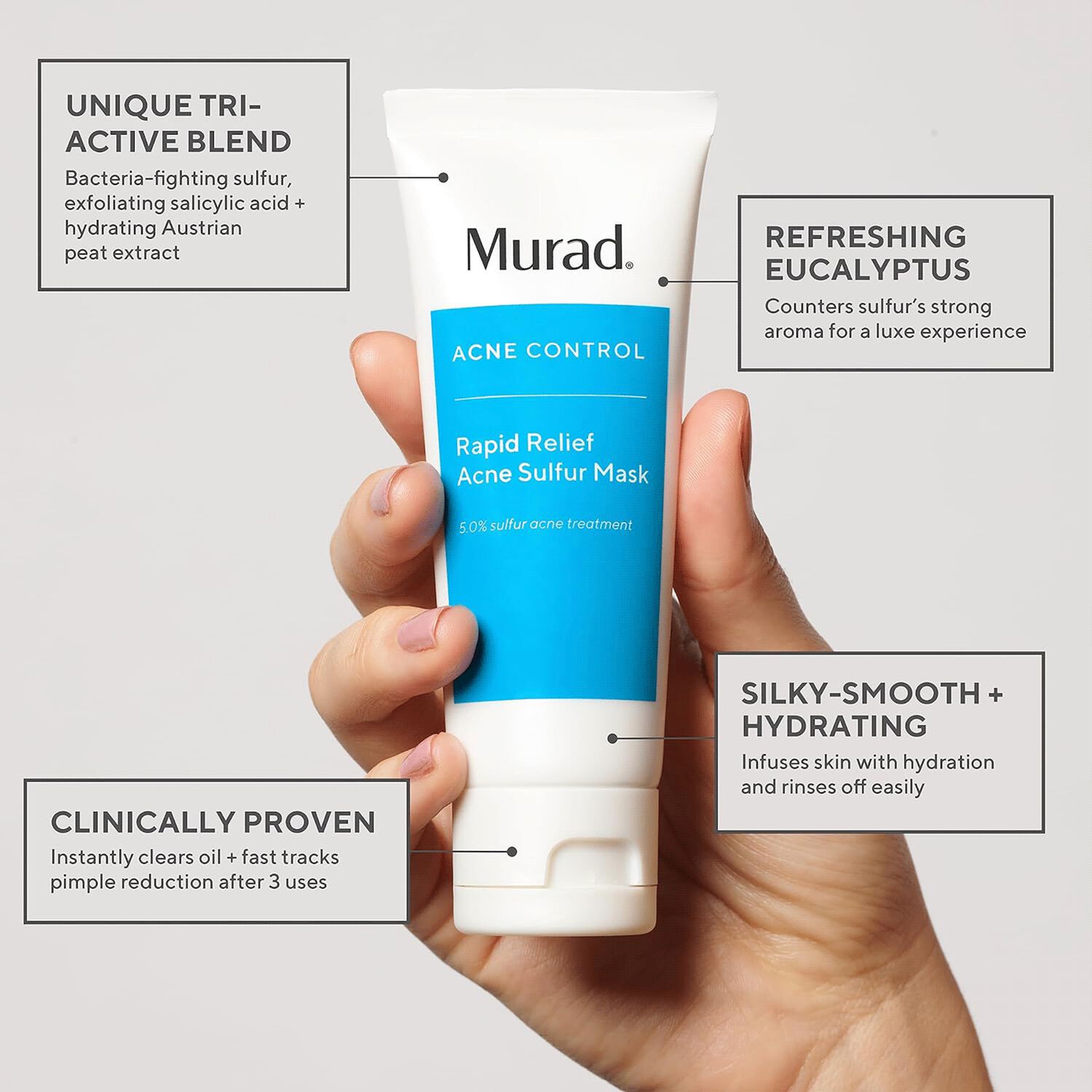 Rapid Relief Acne Sulfur Mask - Murad | CosmoProf
