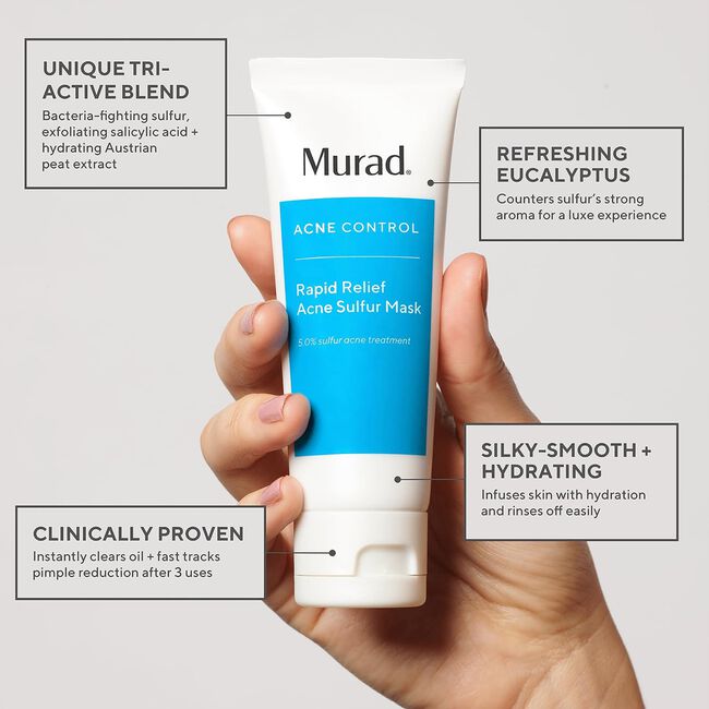 Rapid Relief Acne Sulfur Mask - Murad | CosmoProf