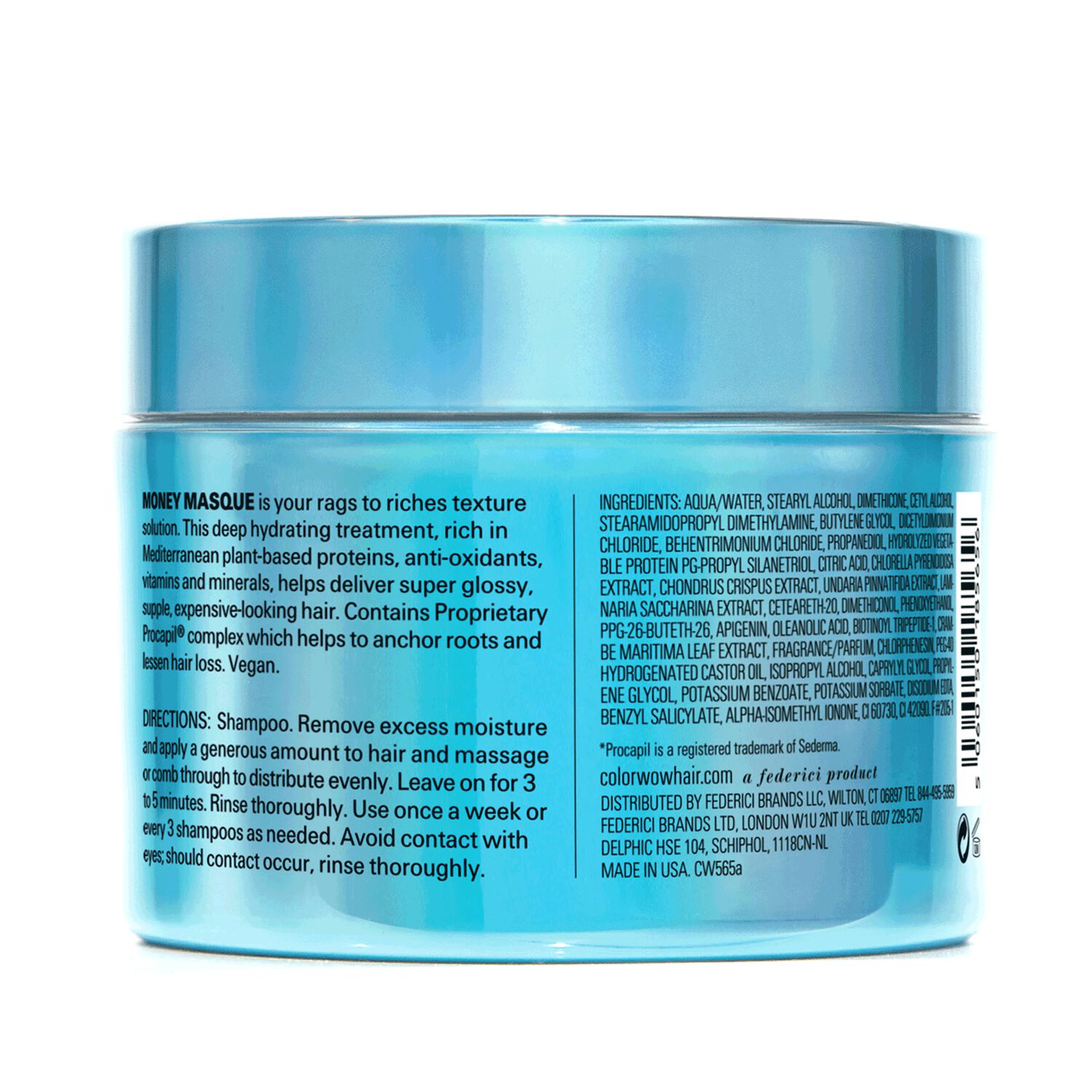 Money Masque Deep Hydrating Hair Treatment - ColorWOW | CosmoProf