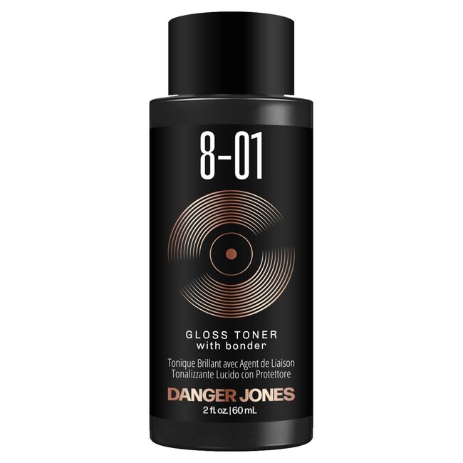 8-01 Natural Ash Gloss Toner with Bonder Demi-Permanent Hair Color ...
