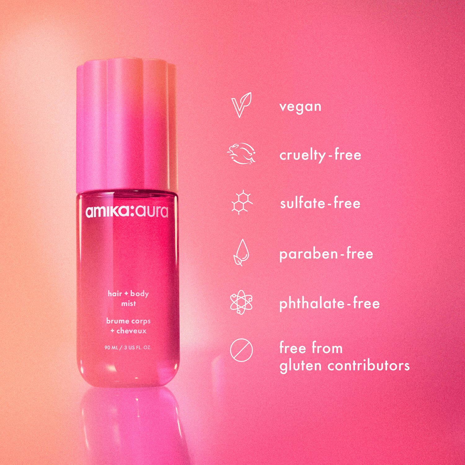 amika:aura Hair + Body Mist - amika | CosmoProf